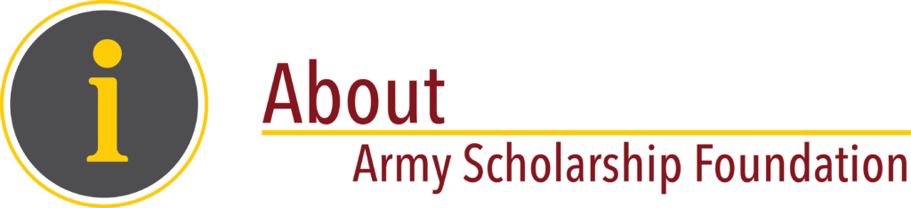 About - Army Scholarship Foundation